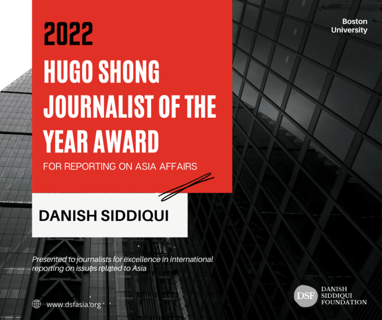 Photojournalist Danish Siddiqui wins Hugo Shong Journalist of the Year ...